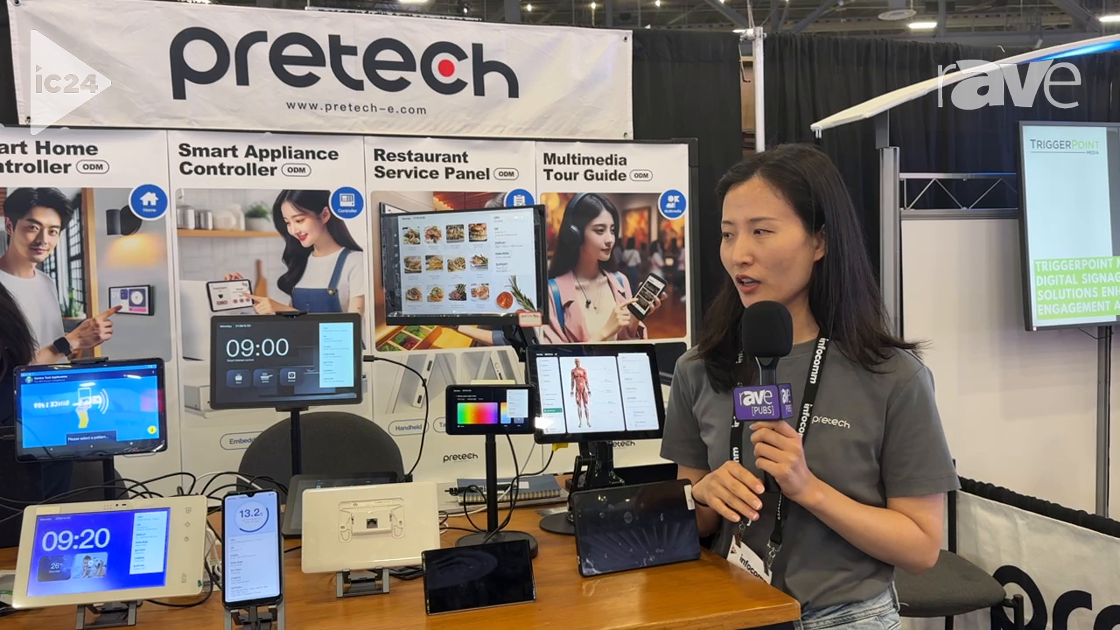 InfoComm 2024: Pretech International Highlights Smart Home Control Panel Solutions – rAVe [PUBS]
