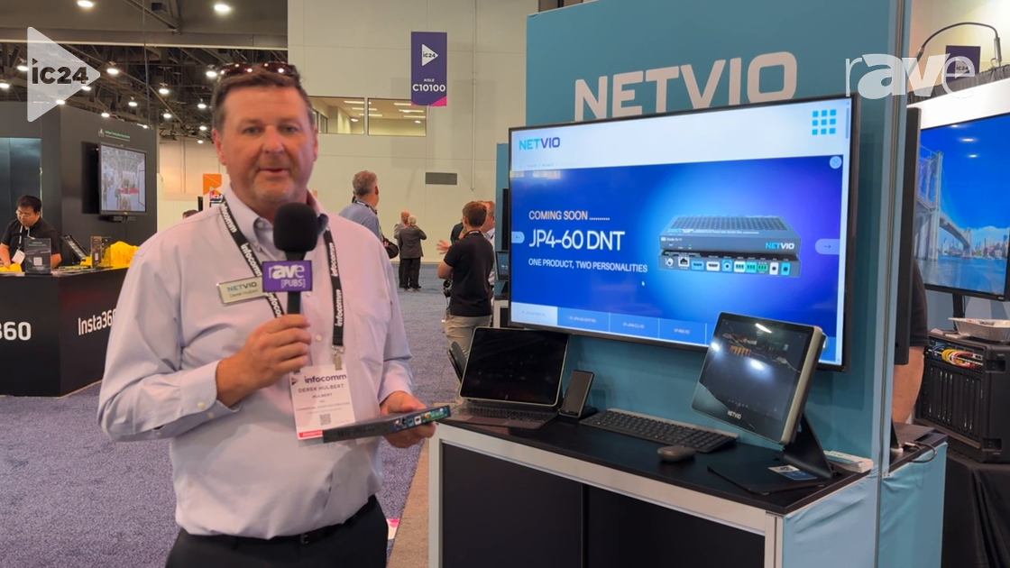 InfoComm 2024: Netvio Intros Dante-Compatible AV-over-IP Encoders at ...