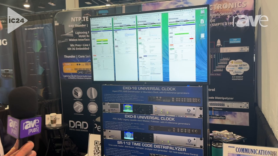 InfoComm 2024: Brainstorm Electronics Shows DXD-16 Universal Clock, PTP Grandmaster for AV ...