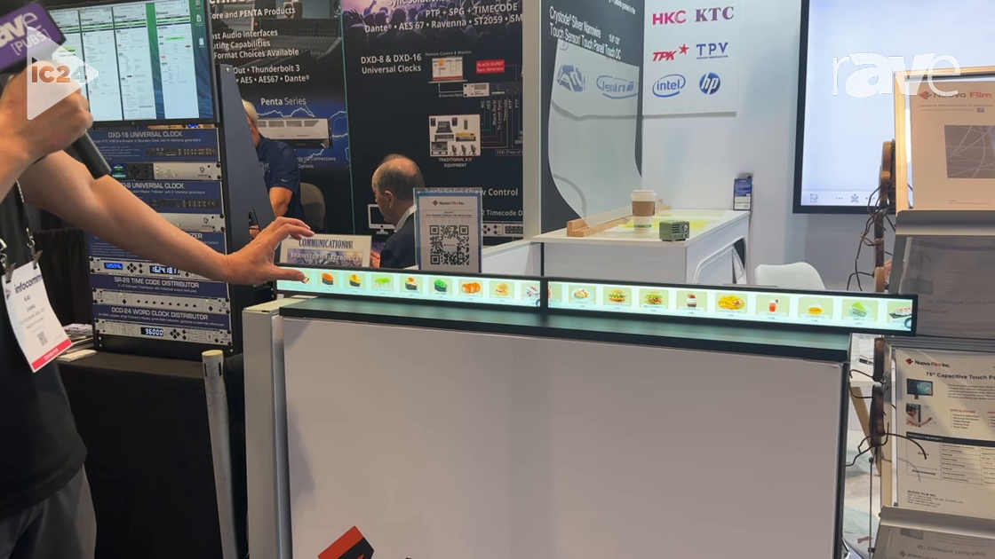 InfoComm 2024: Nuovo Film Inc. Presents Interactive Touch Display for ...
