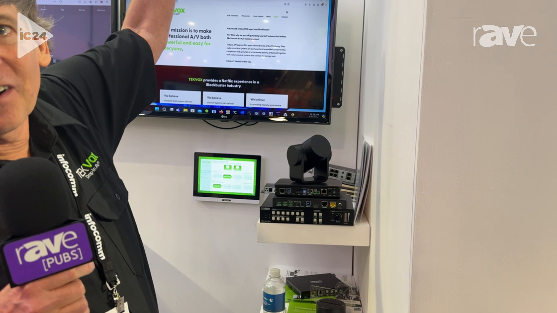 InfoComm 2024: TEKVOX Features UltraPro 4K AI Camera at HDBaseT ...