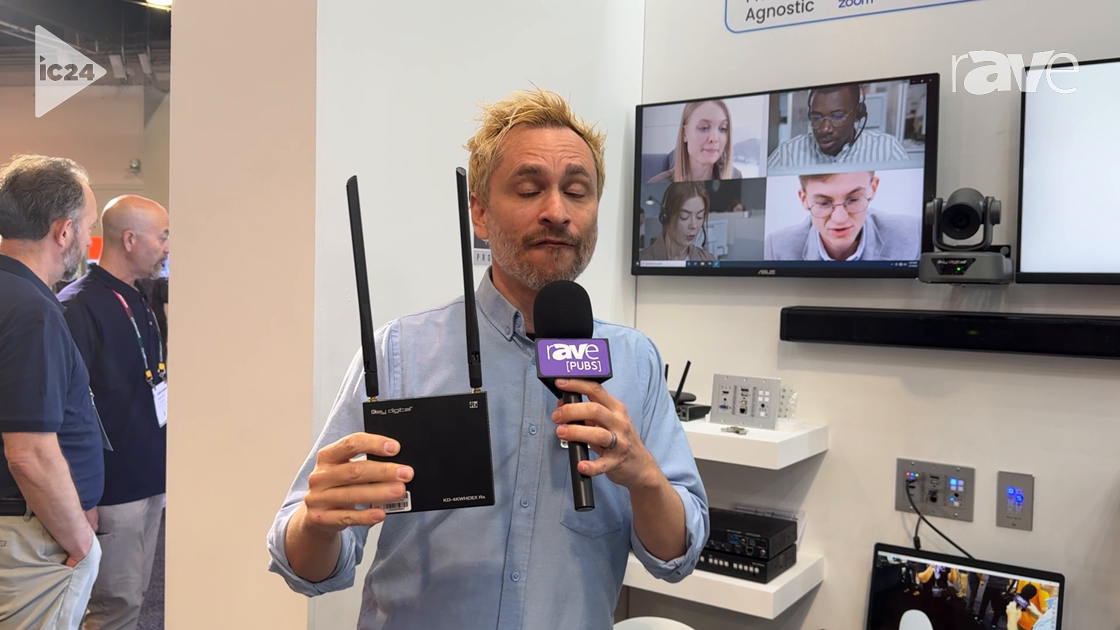 InfoComm 2024: Key Digital Shows KD-4KWHCEX Wireless 4K HDMI Extender at HDBaseT Alliance Booth ...