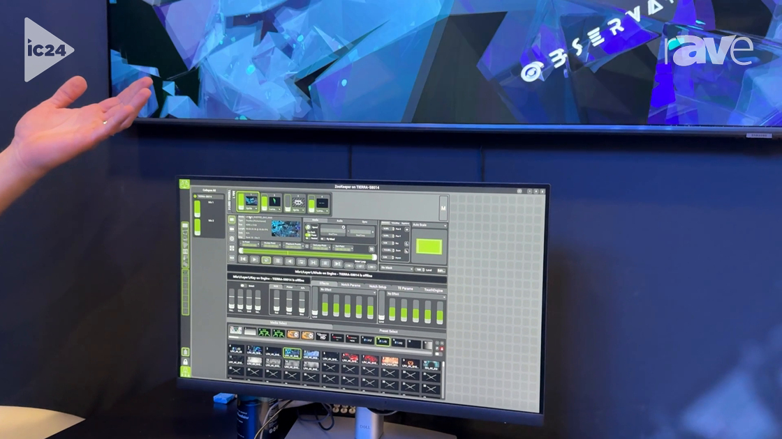 InfoComm 2024: Green Hippo Shows Off Hippotizer V4.9 Pixel Mapping for Video at the tvONE Booth ...
