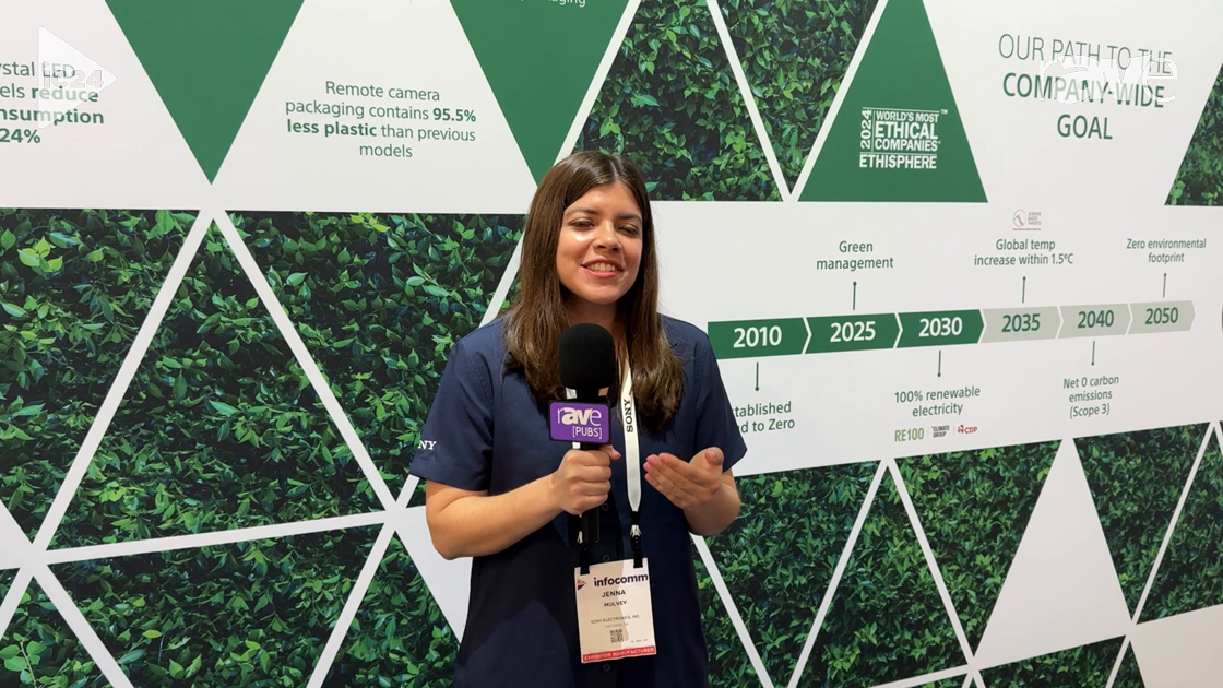InfoComm 2024: Sony Tells Us About Sustainability Initiatives and ...