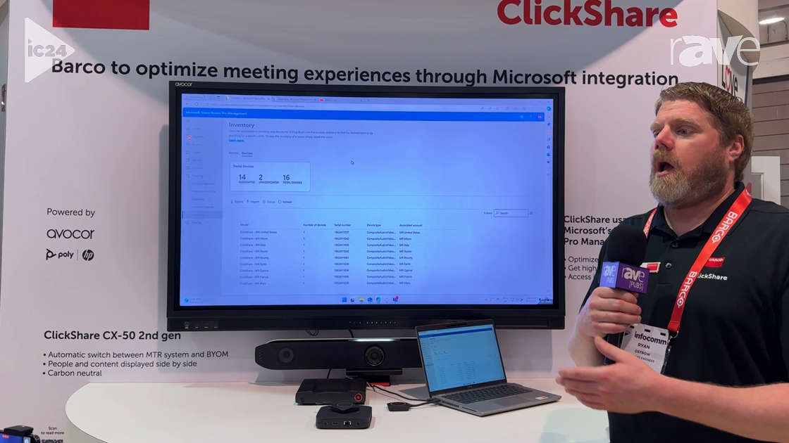 InfoComm 2024: Barco Highlights ClickShare’s Integration with Microsoft ...