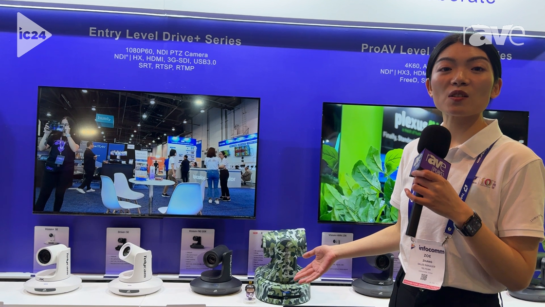 InfoComm 2024: Telycam Shows Explore SE, a 4K@60Hz PTZ Camera for Broadcast Video Production ...