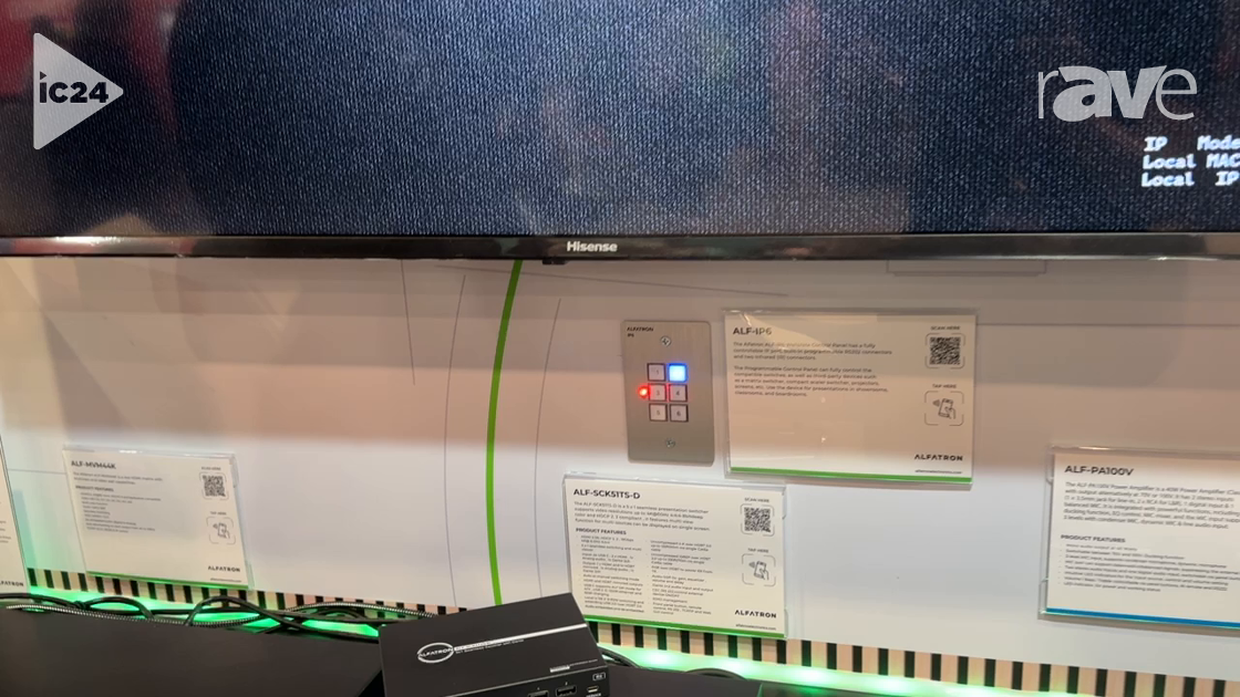 InfoComm 2024: Alfatron Highlights ALF-SCK51TS-D 5-in-1 DANTE Seamless ...