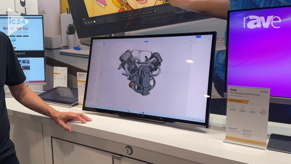 InfoComm 2024: Alogic Shows Clarity Touch, the First Touch Screen that ...