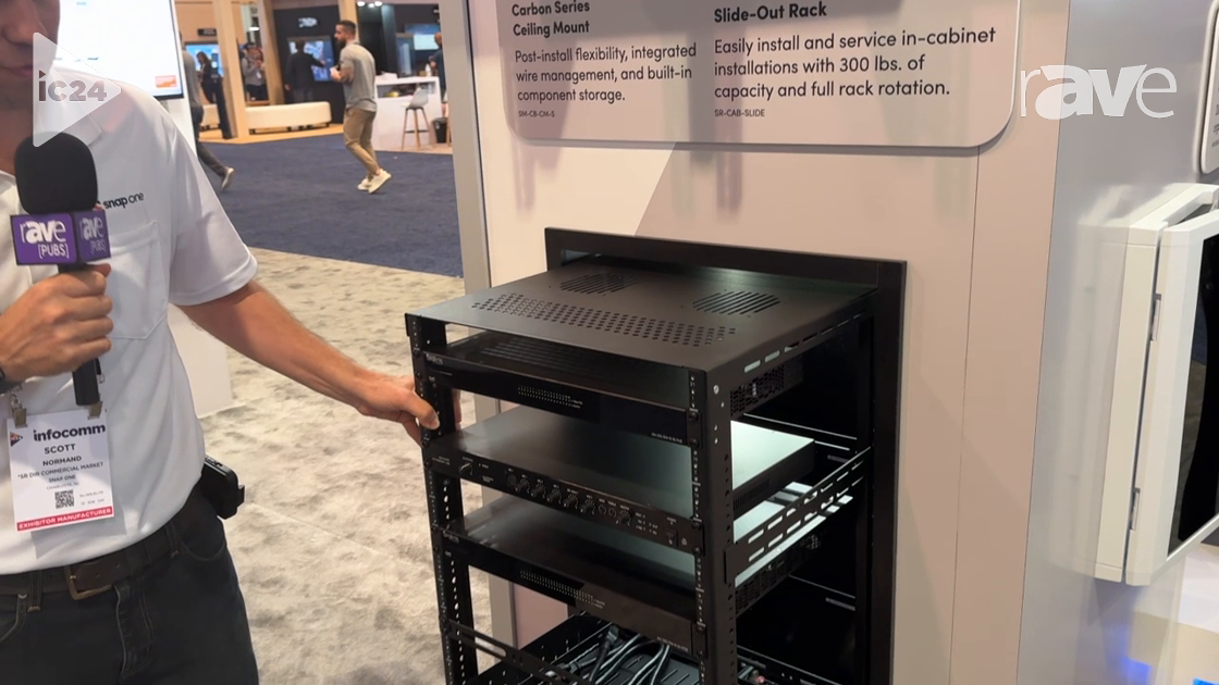 InfoComm 2024: Snap One Shows the Strong Slide-Out Rack System with a ...