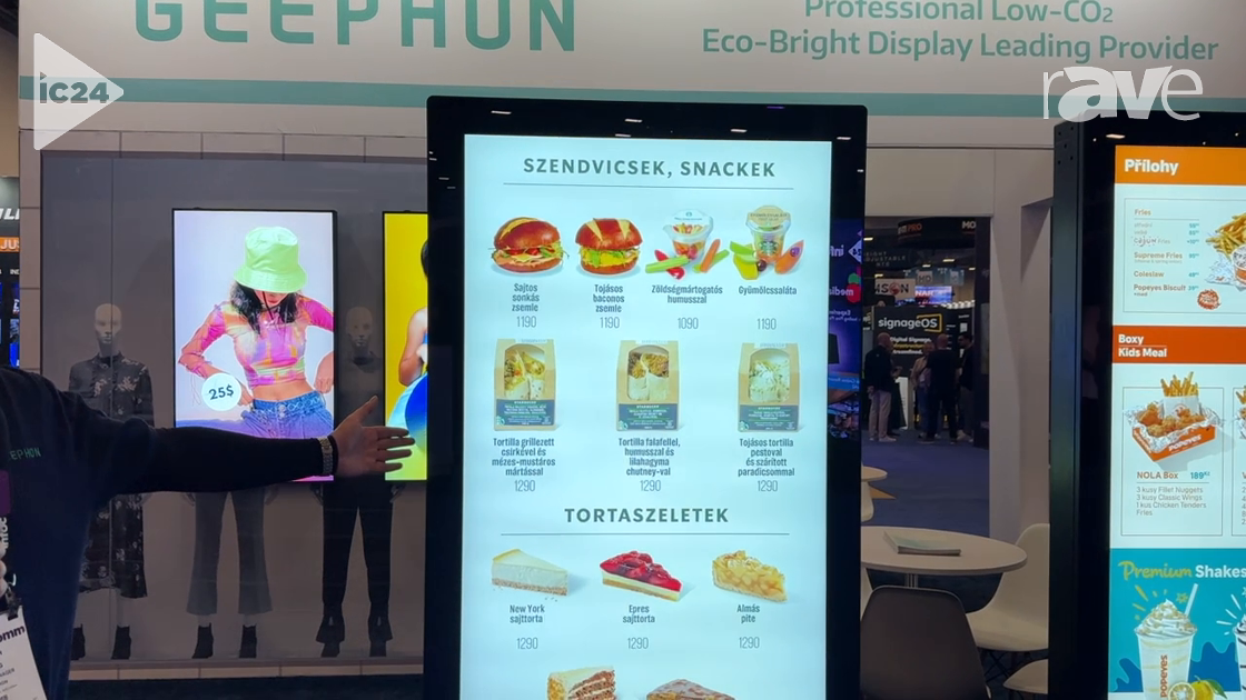 InfoComm 2024: Geephon Presents IP66 Outdoor Totem Digital Signage Display with Temperature ...