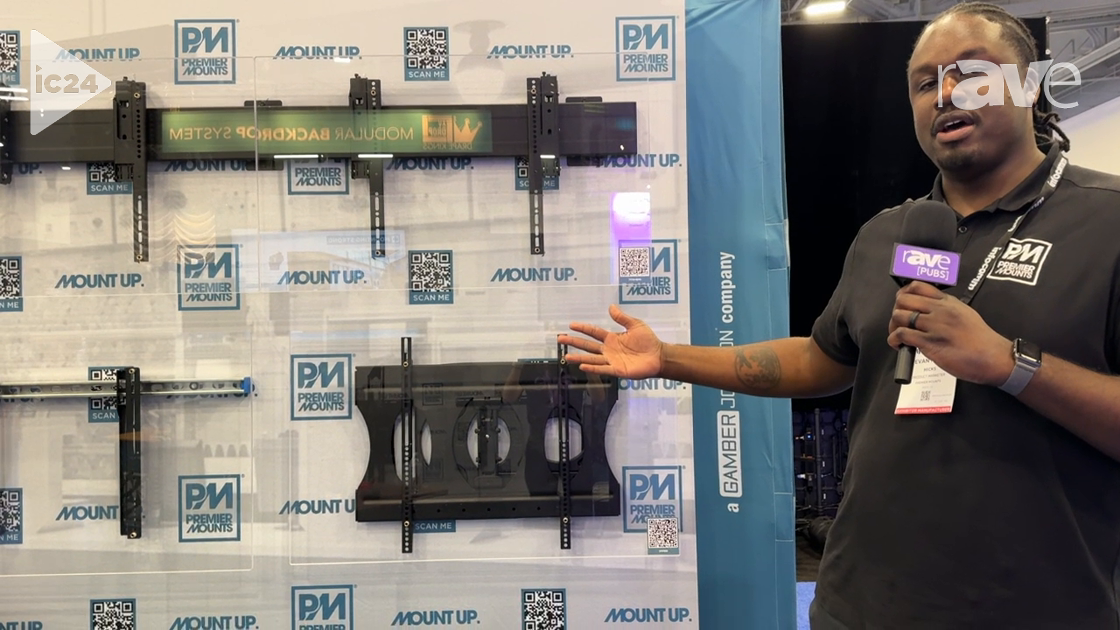 InfoComm 2024: Premier Mounts ADA-Compliant AM100 Articulating Wall ...