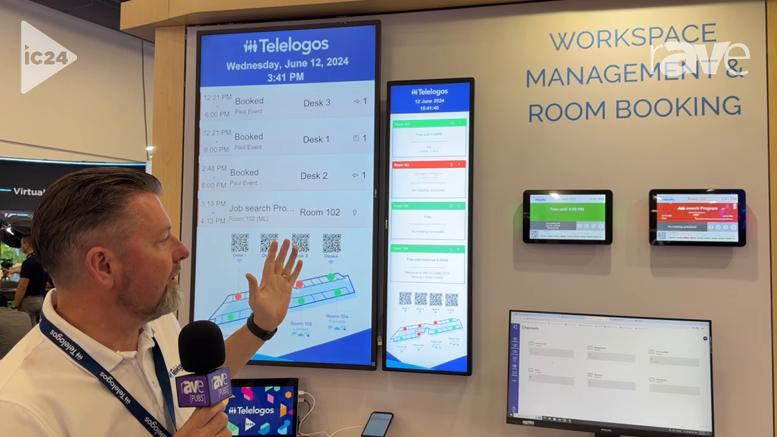 InfoComm 2024: Telelogos Demos Channels, an Alert and Internal ...