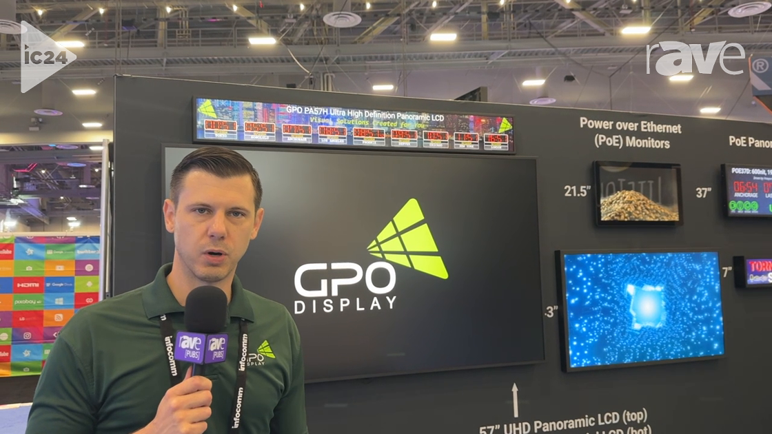 InfoComm 2024: GPO Display Presents 12″-58″ Panoramic/Stretch LCD ...