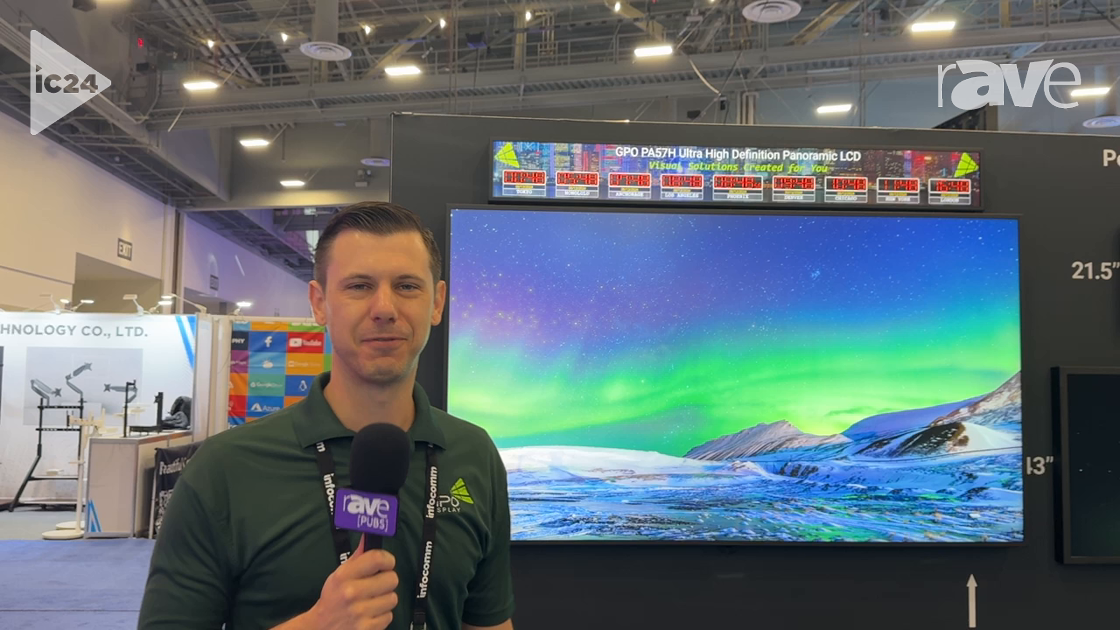 InfoComm 2024: GPO Display Showcases Lineup of UHD 4K and Touch Screen ...