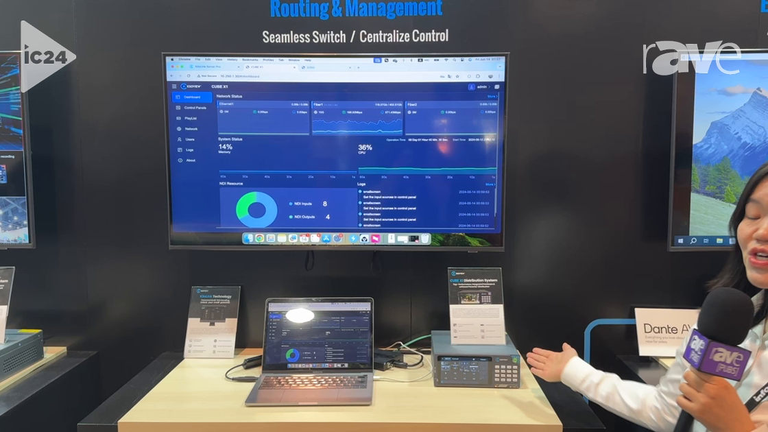 InfoComm 2024: Kiloview Features NDI CUBE X1 Distribution System with ...