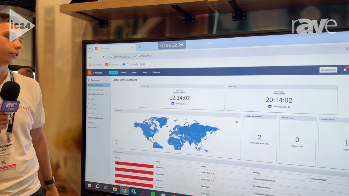 InfoComm 2024: Utelogy Showcases TechTool in the Cloud for Remote ...