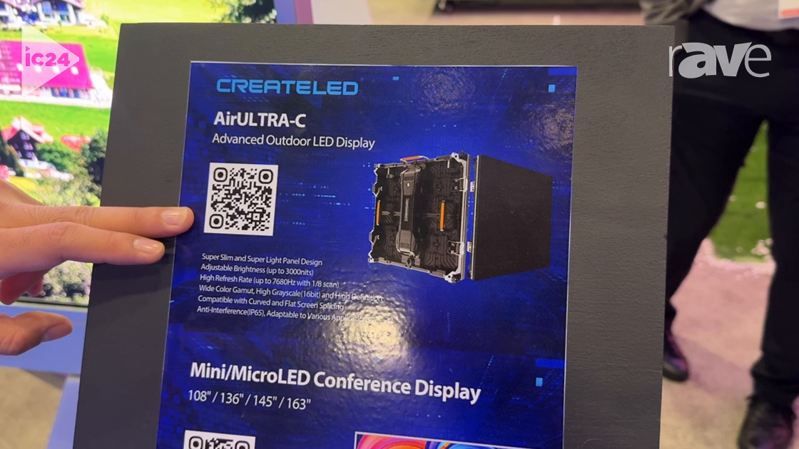 InfoComm 2024: CreateLED Features AirULTRA-C Outdoor COB dvLED Display ...