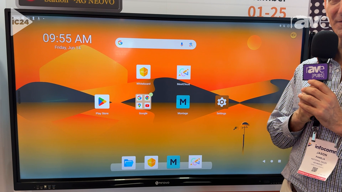 InfoComm 2024: AG Neovo Shows Off Meetboard 4 Interactive Display for Collaborative Meeting ...