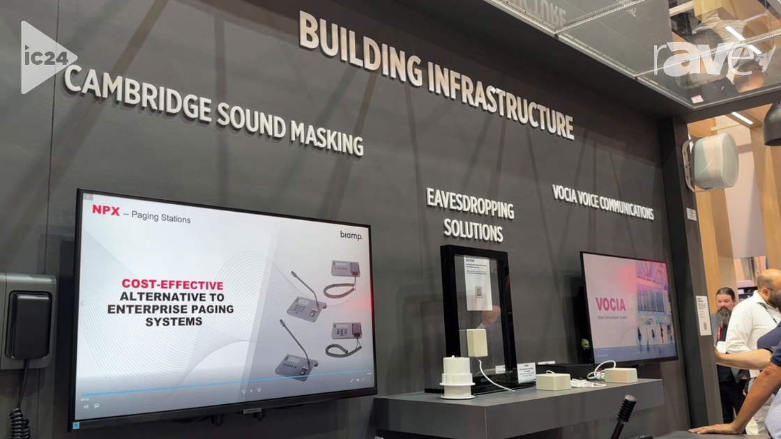 InfoComm 2024: Biamp Shows Cambridge Qt X Sound Masking for Both ...
