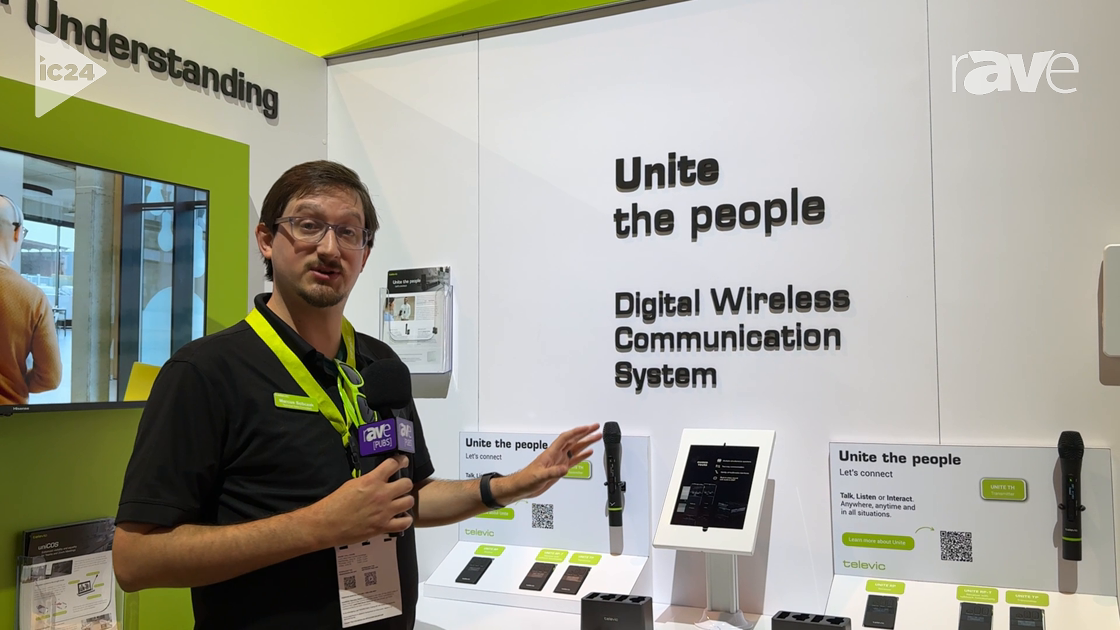 InfoComm 2024: Televic Conference Shows Unite Receivers, Transmitters ...