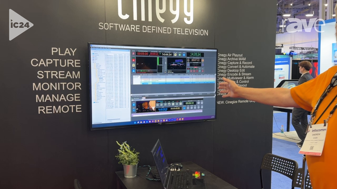 InfoComm 2024: Cinegy Shows Cinegy Air Multi-Channel Playout Server, Broadcast Automation ...