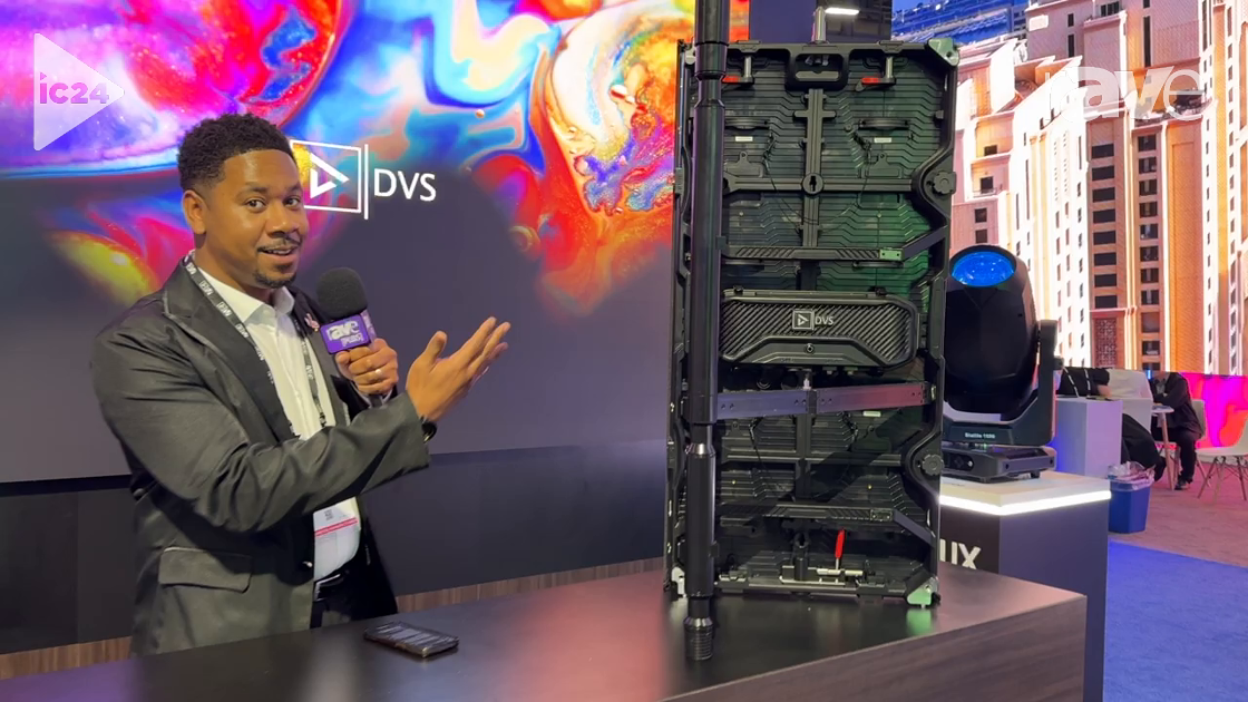 InfoComm 2024: DVS Features Foldable Vizra X-Tour dvLED Panel for ...