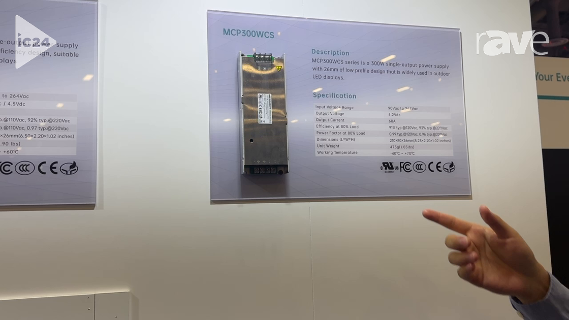 InfoComm 2024: MEGMEET Presents Compact MCP300WS Outdoor dvLED Power ...
