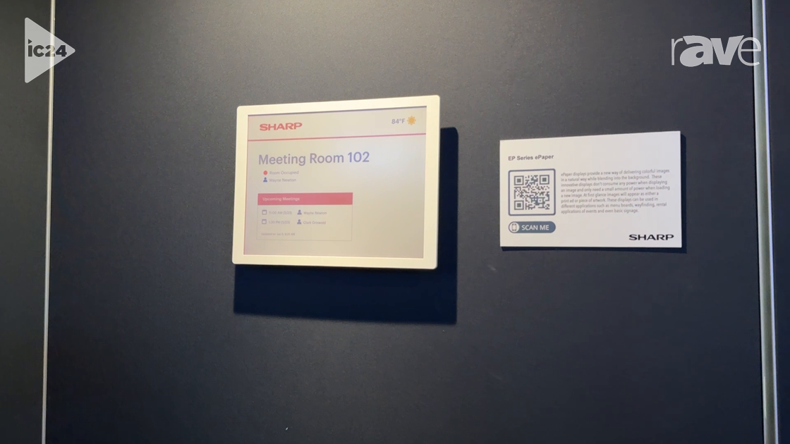 InfoComm 2024: Sharp Shows EP Series ePaper, a Digital Signage Display with Zero Power ...