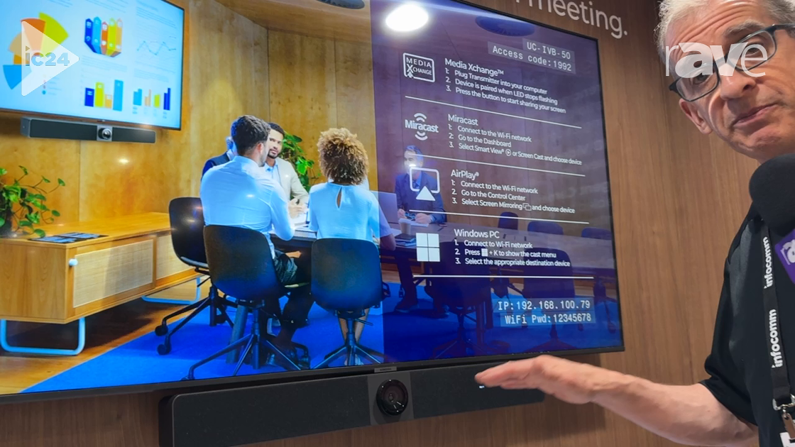 InfoComm 2024: RTI Displays UC-IVB-50 Intelligent Video Bar ...