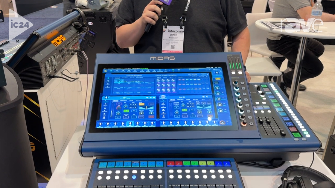 InfoComm 2024: Midas Shows Off MIDAS HD96-AIR Digital Touchscreen Console at AVL Media Group ...