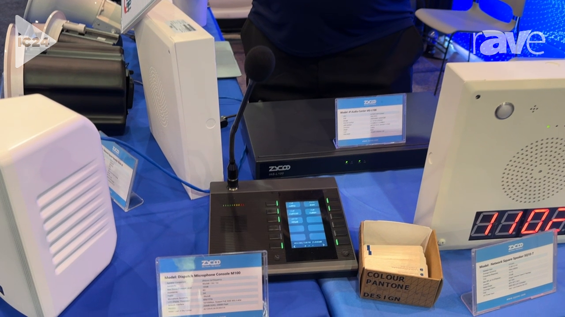 InfoComm 2024: ZYCOO Features M100 Dispatch Microphone Console Paging ...