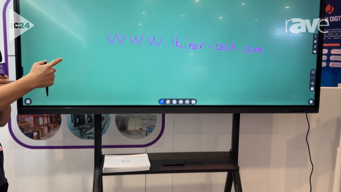 InfoComm 2024: IKinor Introduces 81″ 21:9 Interactive Display for Collaboration, Video ...