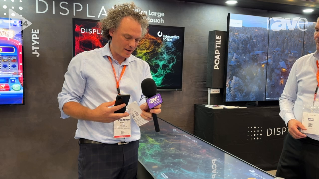 InfoComm 2024: DISPLAX Demonstrates Ultra Large Multitouch Display With ...