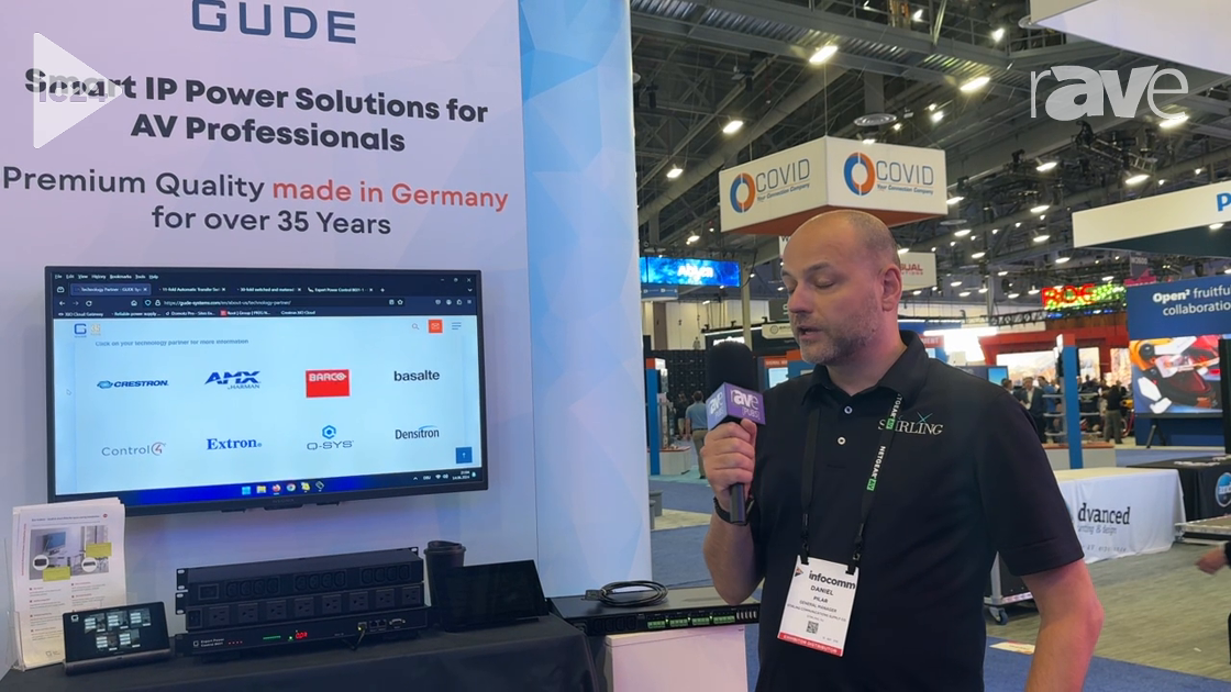 InfoComm 2024: GUDE Shows Extreme Power Control 8291-1 AC/DC PDU at Stirling Communications ...