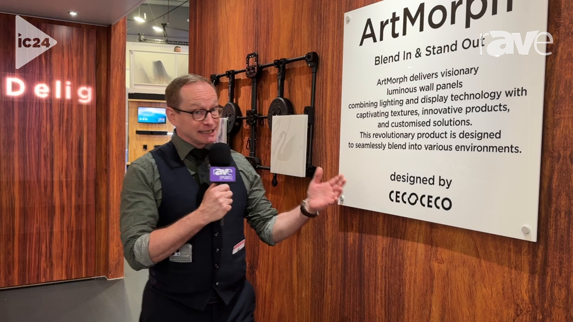 InfoComm 2024: ArtMorph Showcases Decorative Architectural dvLED Panel at ROE Visual Booth ...