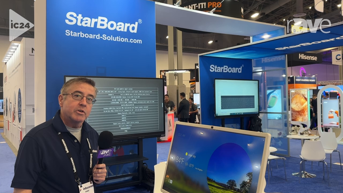 InfoComm 2024: StarBoard Announces Starboard 32″ Mobile Wi-Fi-Enabled ...