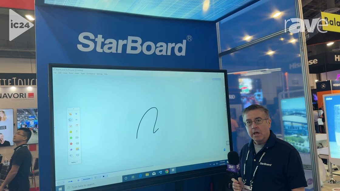 InfoComm 2024: StarBoard Presents Interactive Flat Panel Display With No Embedded Operating ...