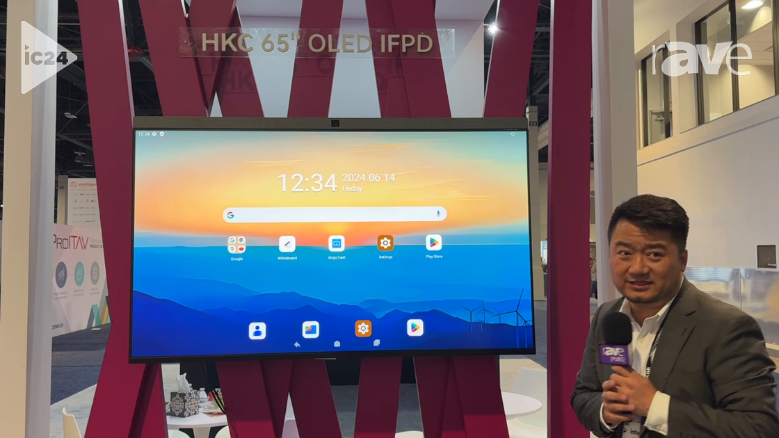 InfoComm 2024: HKC Corporation Highlights 65″ OLED Interactive Flat Panel OLED Display for ...