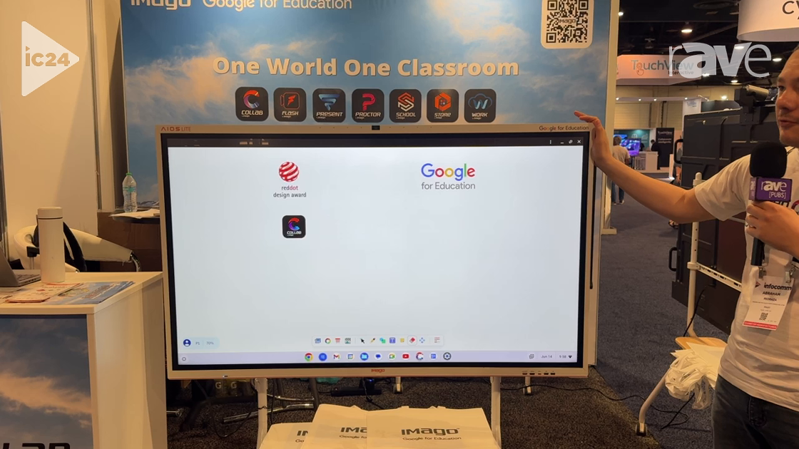 InfoComm 2024: IMAGO Highlights AIOS Lite Chrome OS Flex Board for Classrooms – rAVe [PUBS]