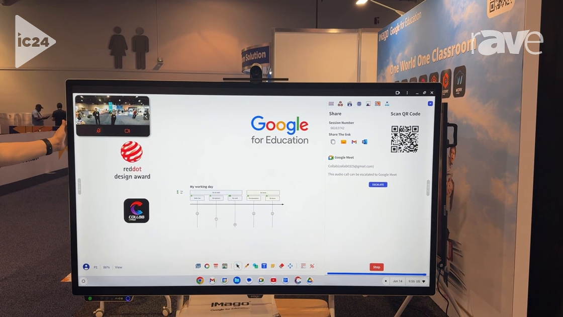 InfoComm 2024: IMAGO Showcases AIOS Prime 75″ Display and Collab Online Whiteboard Solution ...
