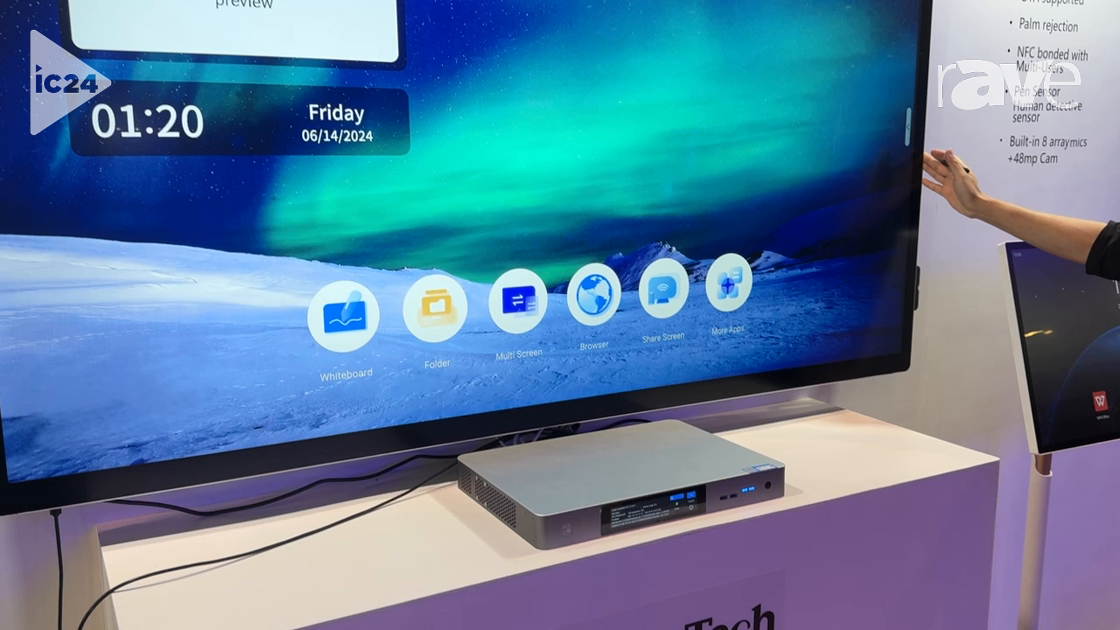 InfoComm 2024: WenTech Shows PCAP 75″ Interactive Flat Panel Display With Android, EDL ...