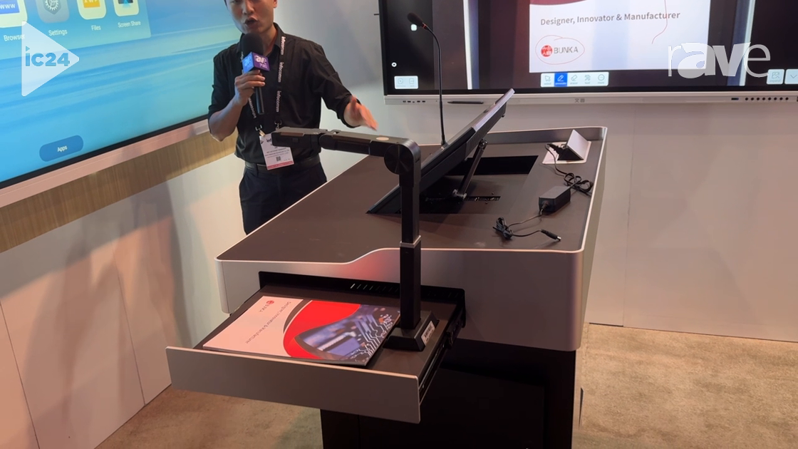 InfoComm 2024: WenTech Shows Off Electronic Podium With Camera ...
