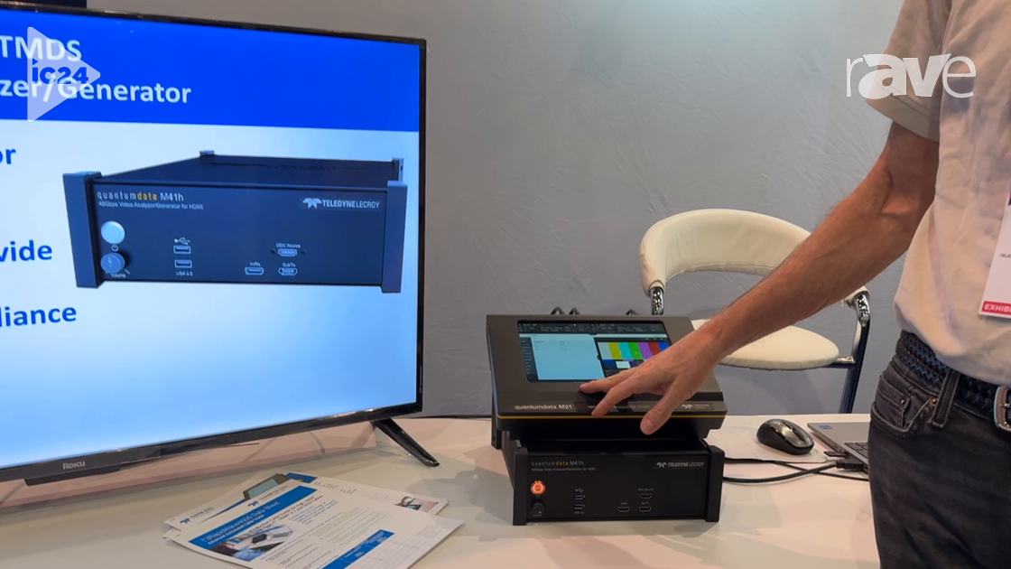 InfoComm 2024: Teledyne LeCroy Shows Quantumdata M21 and M41H 8K Video Analyzer/Generators ...