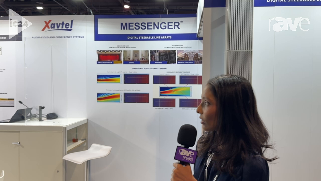 InfoComm 2024: Xavtel Highlights Messenger Digital Steerable Line Array ...