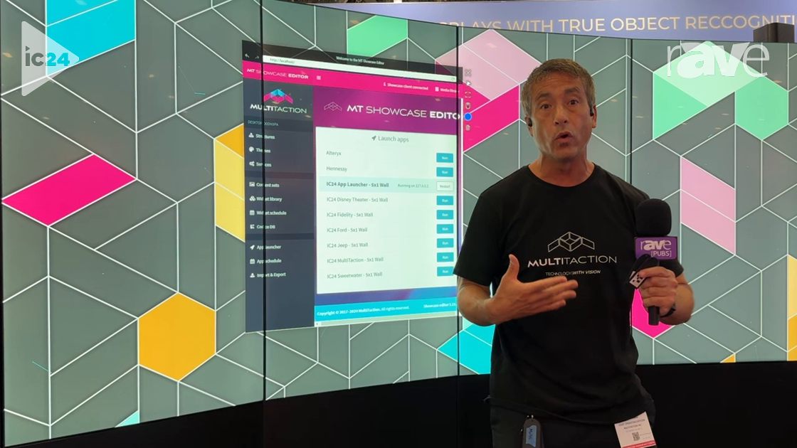 InfoComm 2024: MultiTaction Presents Showcase Editor Software for ...
