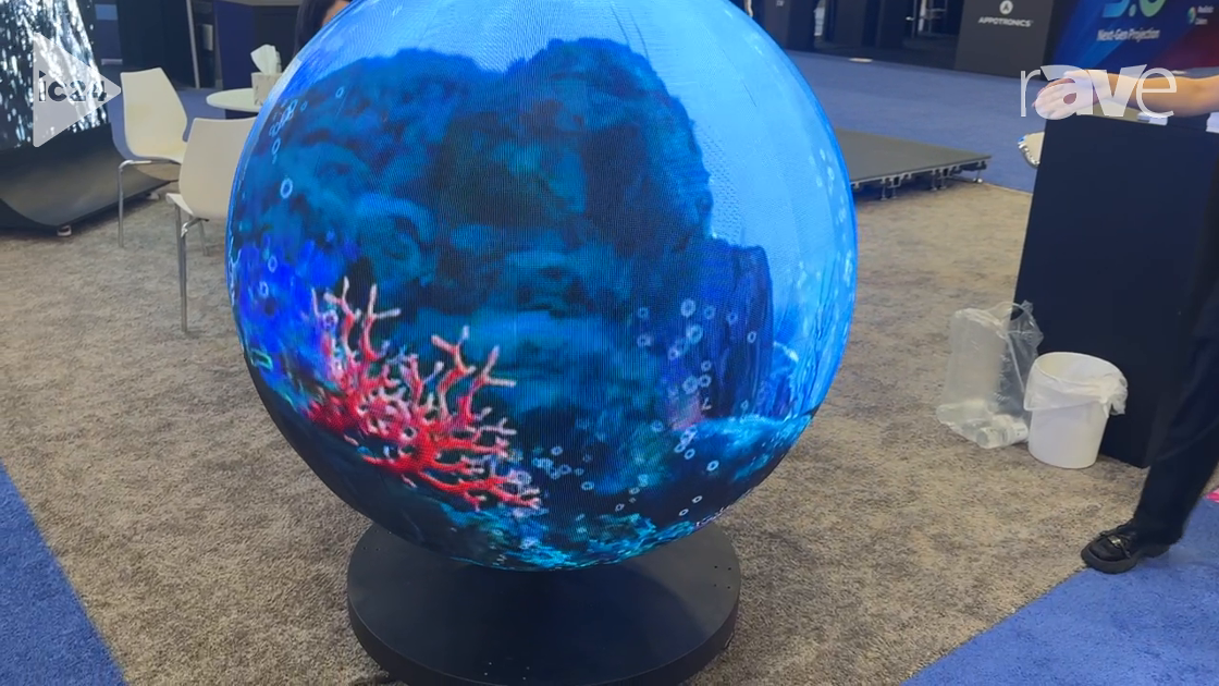 InfoComm 2024: Luminatii Showcases Spherical LED Screen Display – rAVe ...
