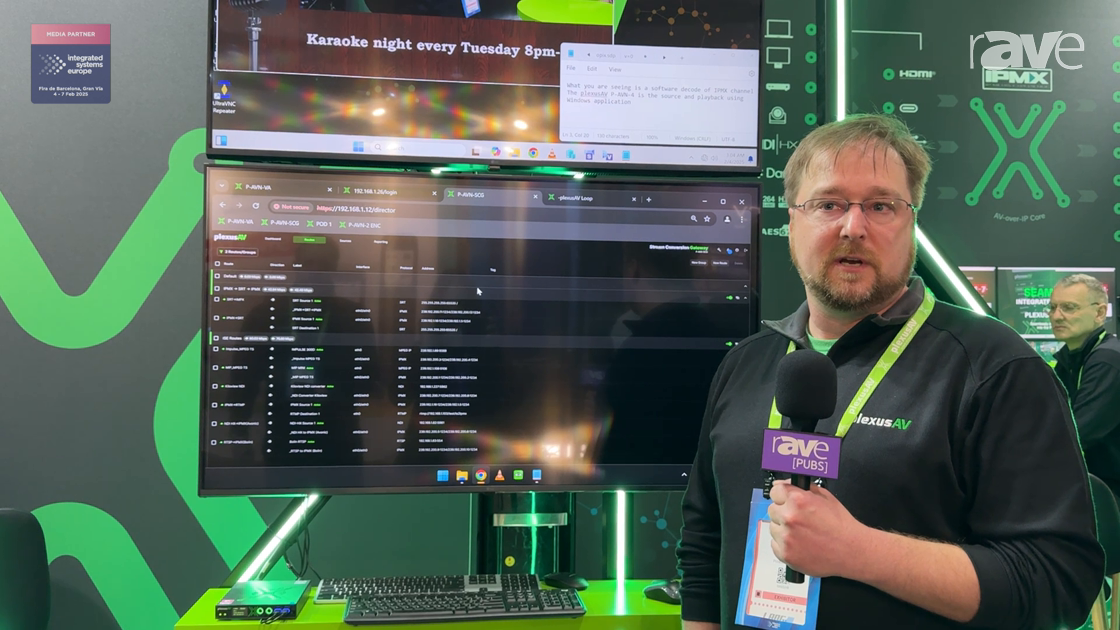ISE 2025: PlexusAV Reveals Stream Conversion Gateway User Interface – rAVe [PUBS]