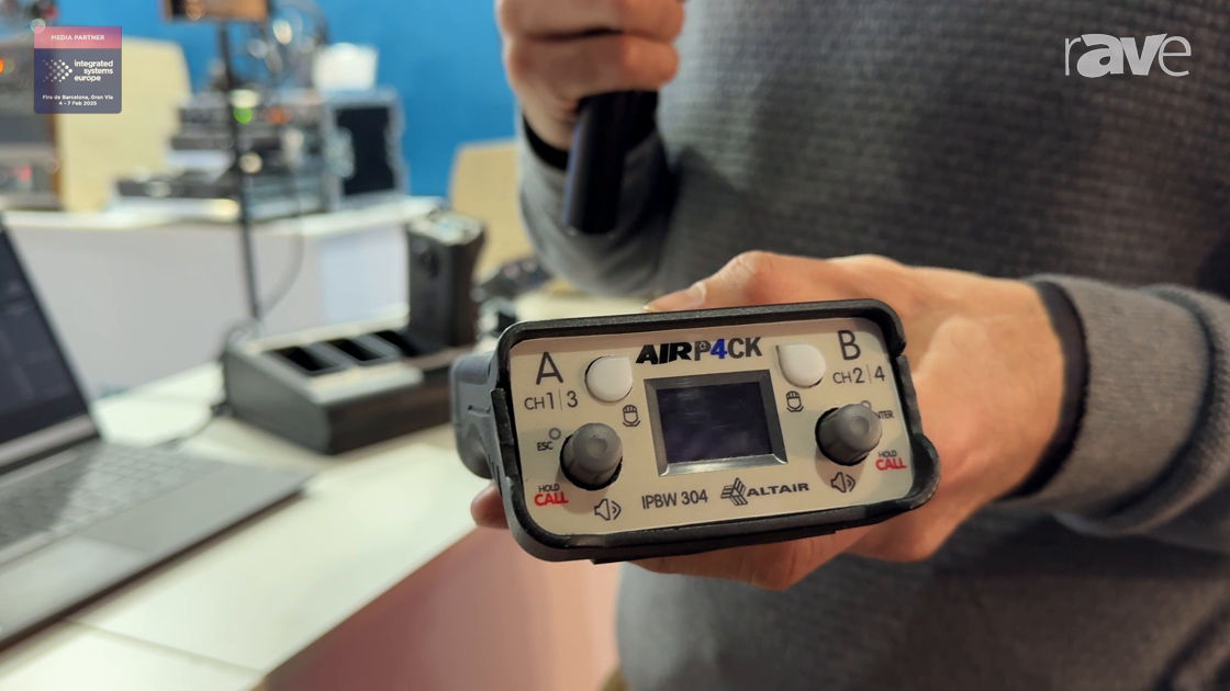 ISE 2025: Altair Introduces AirP4ck Four-Channel Wireless Beltpack ...