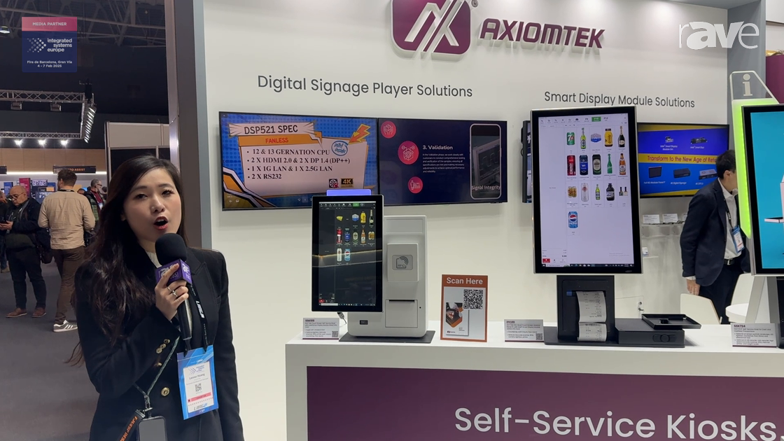 ISE 2025: AXIOMTEK Showcases SSK515 Touch Screen Self-Service Kiosk ...