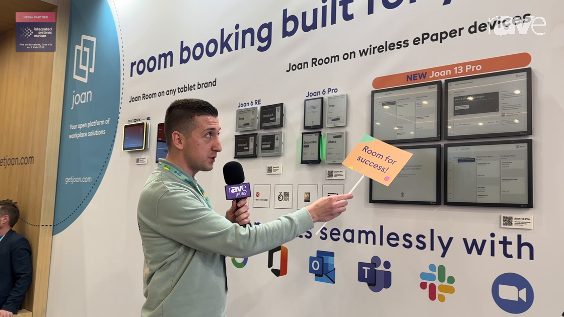 ISE 2025: JOAN Introduces JOAN 13 Pro ePaper Device for Meeting Room ...